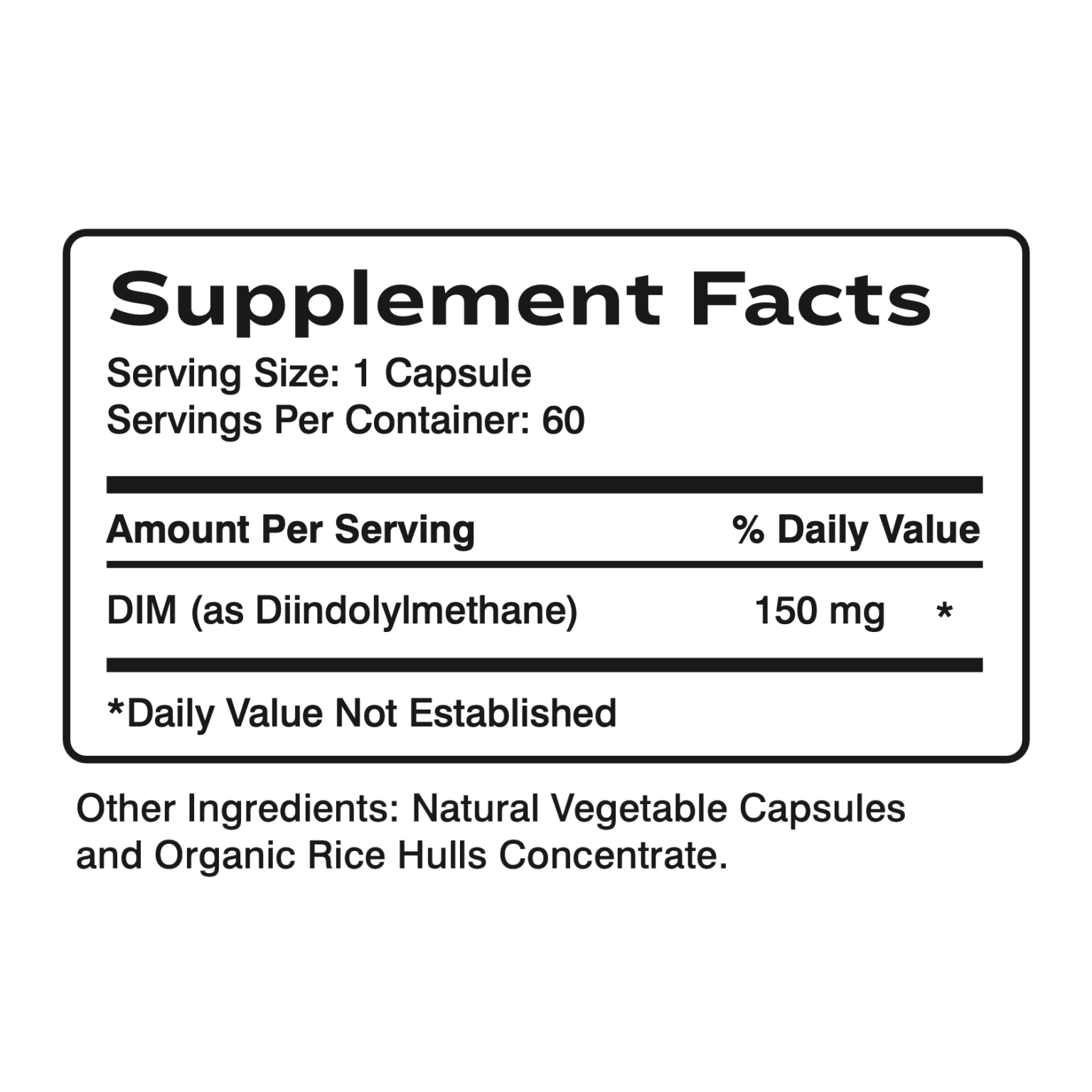 DIM 150 mg - Inwell Biosciences