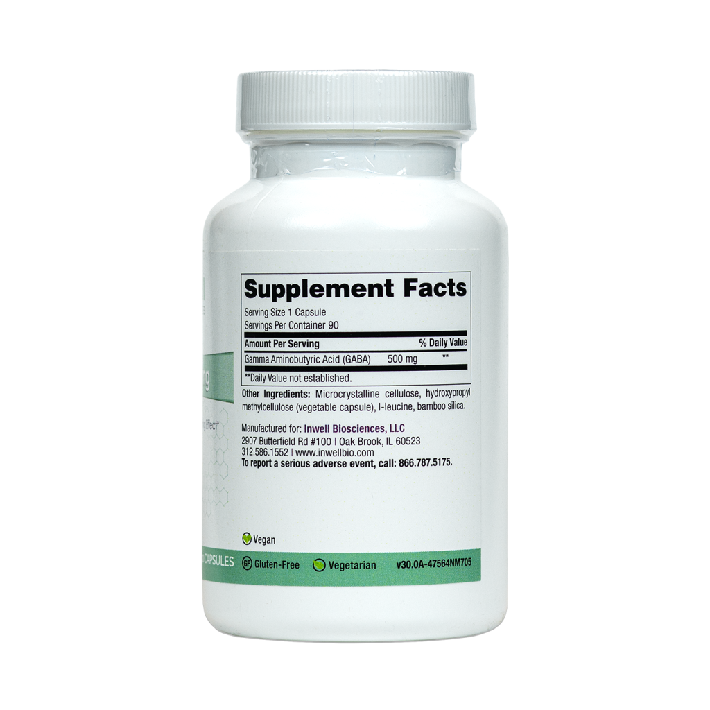 GABA 500 mg - Inwell Biosciences