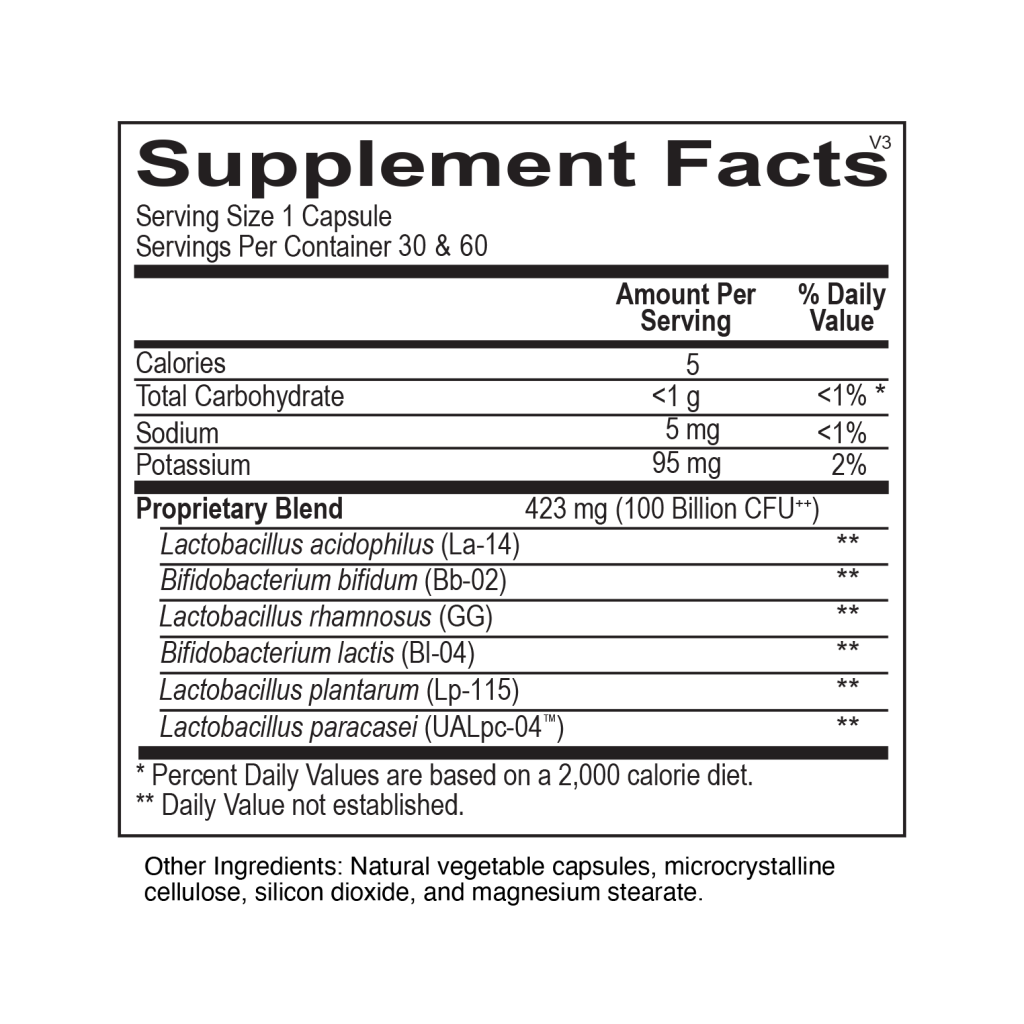 Probiotic 100 - Inwell Biosciences